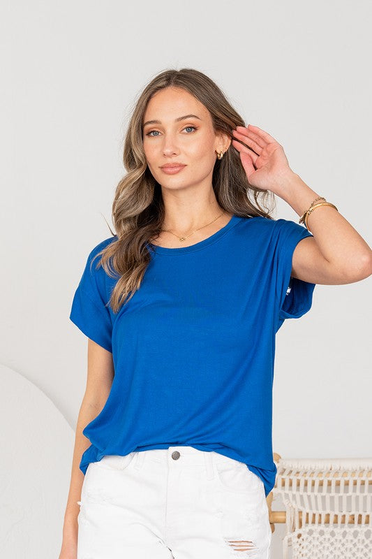 Sassy & Simple Top - Royal Blue – Preppy Pineapple Boutique