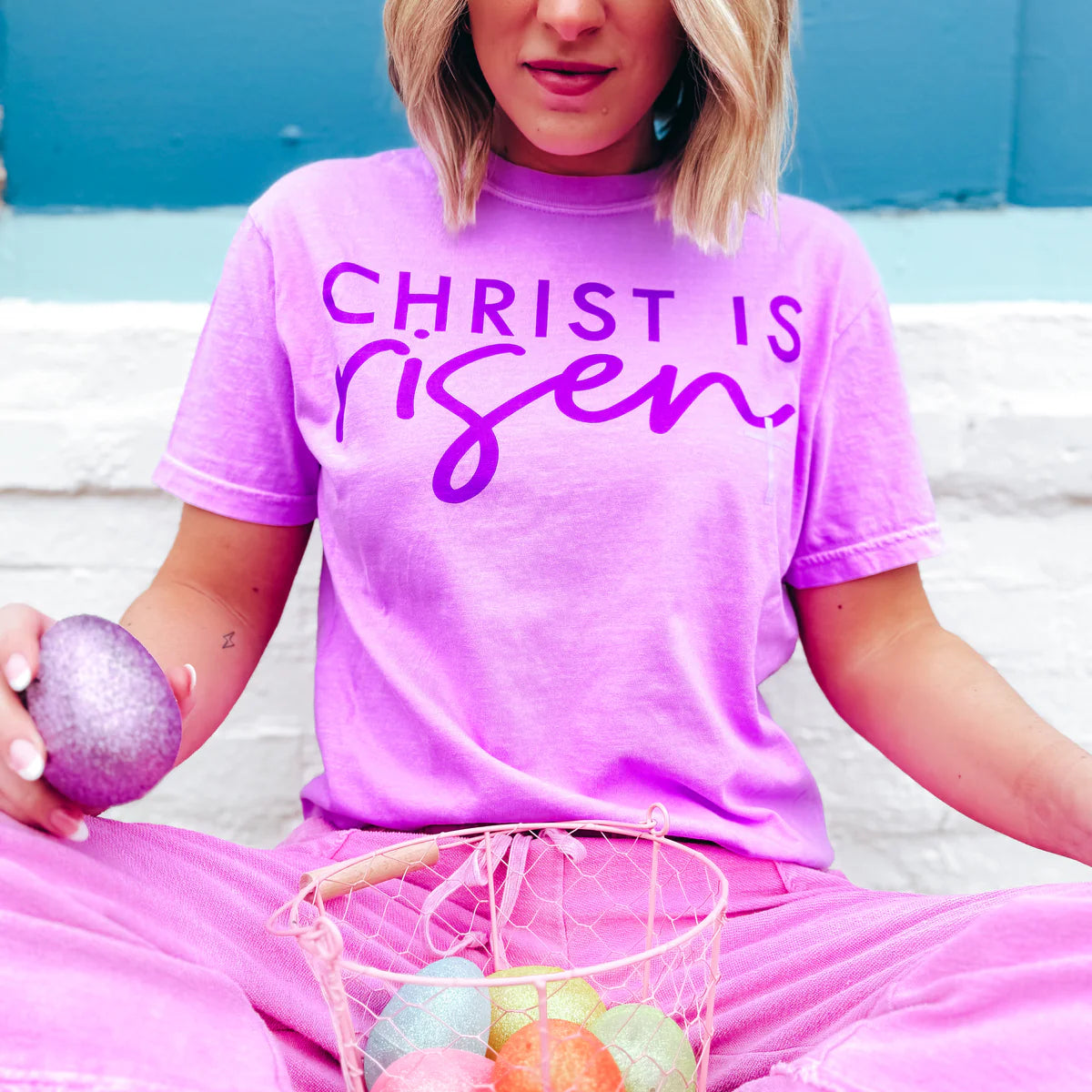 Christ is Risen Tee – Preppy Pineapple Boutique