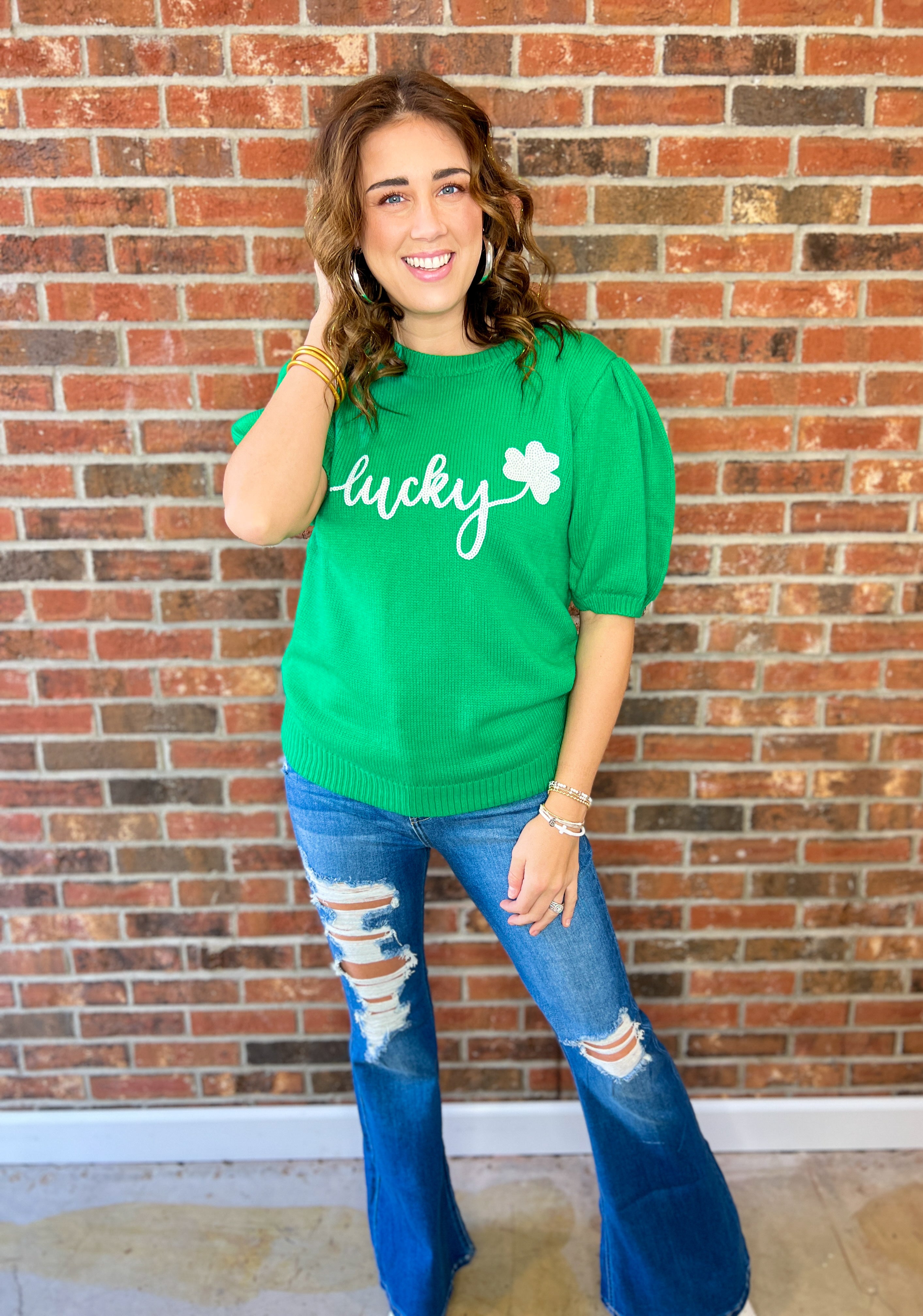 Just Your Luck Top – Preppy Pineapple Boutique