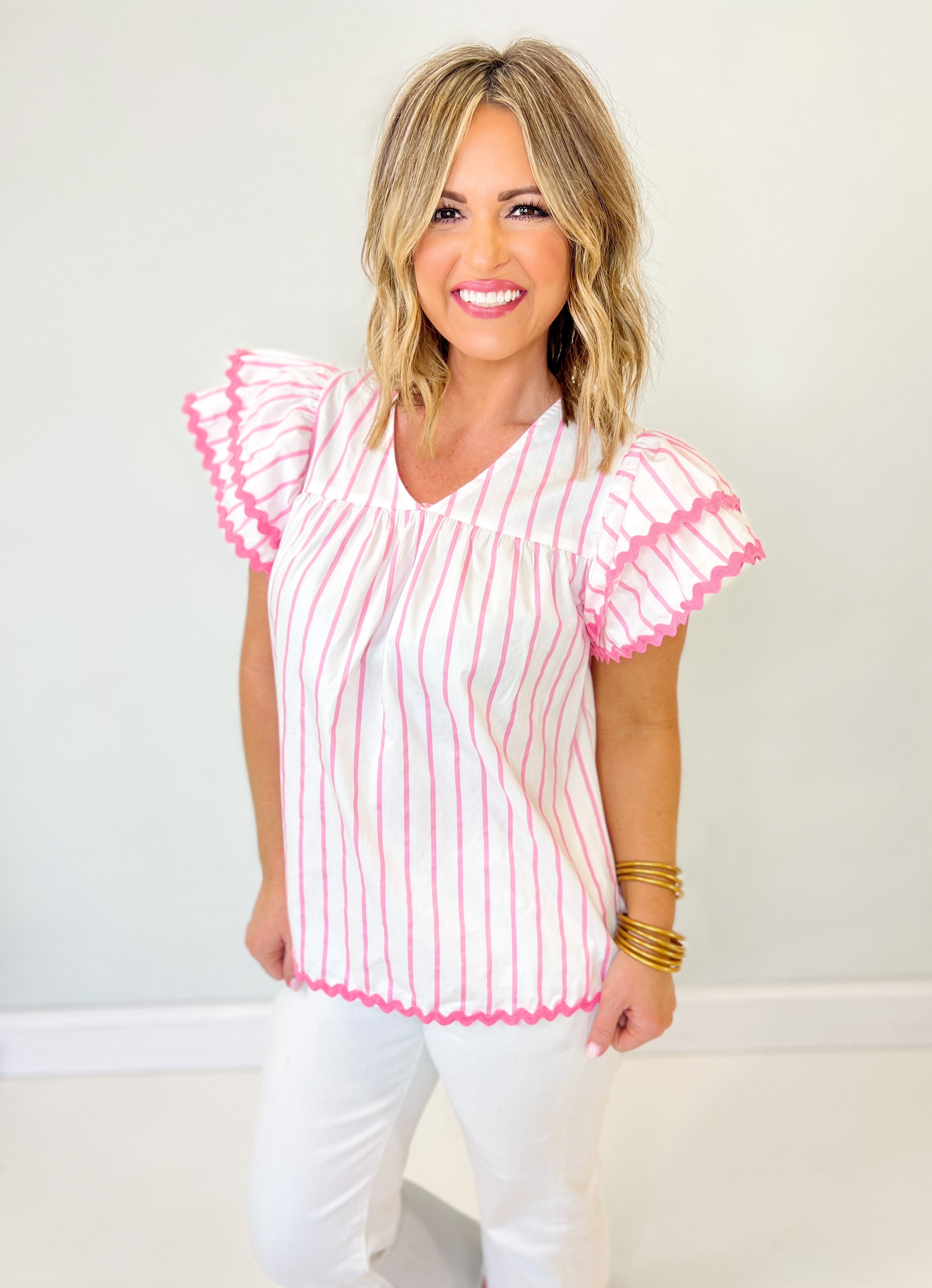 Major Style Stripe Top – Preppy Pineapple Boutique