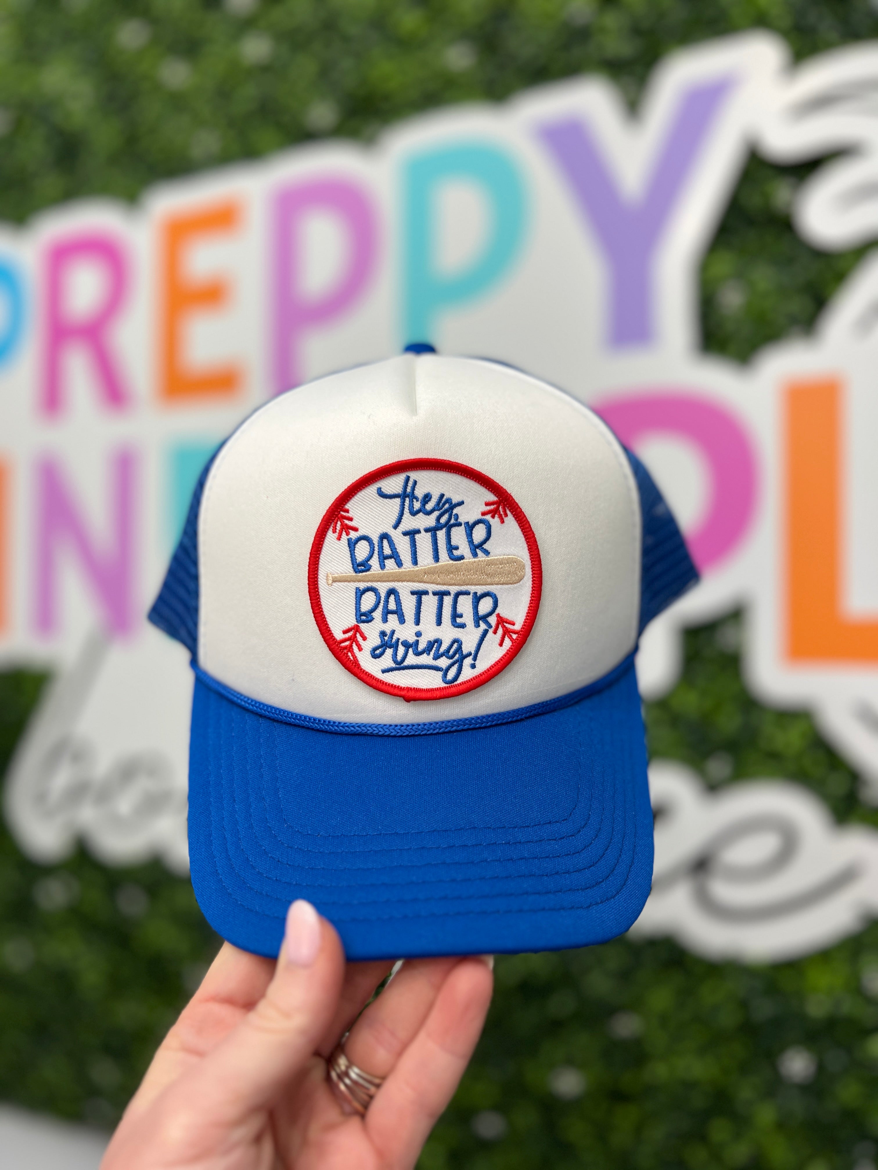 Hey Batter, Batter Hat – Preppy Pineapple Boutique