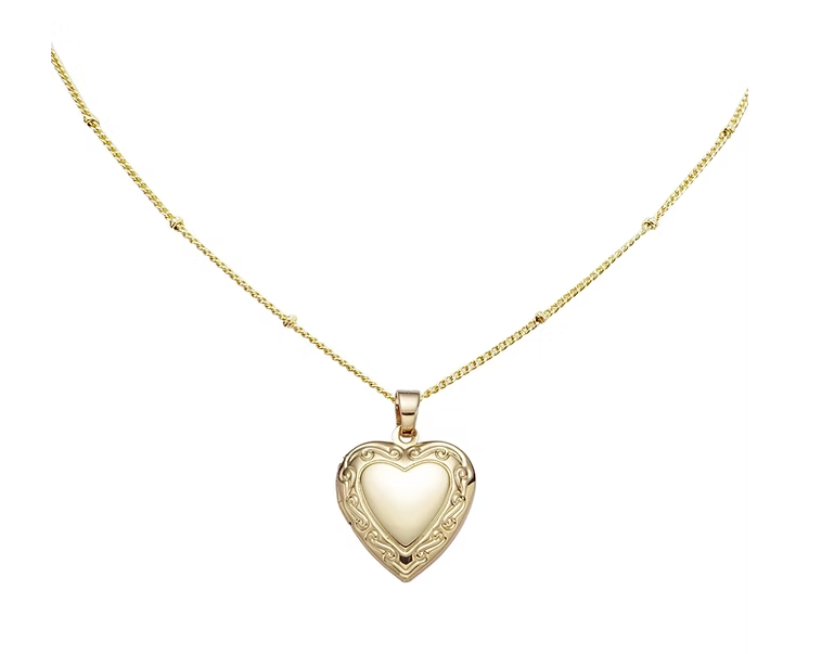 Golden Locket Necklace – Preppy Pineapple Boutique