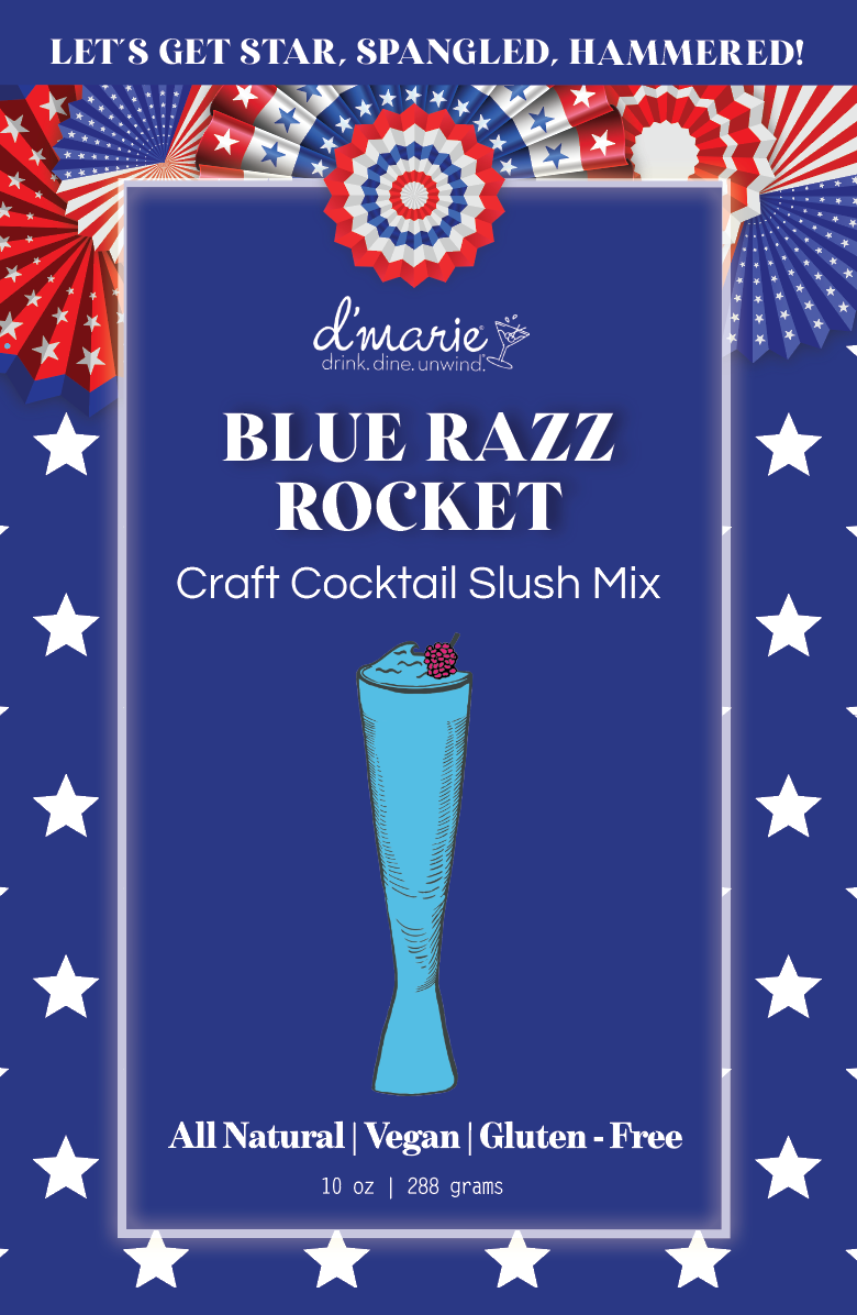 D'Marie | Blue Razz Rocket – Preppy Pineapple Boutique