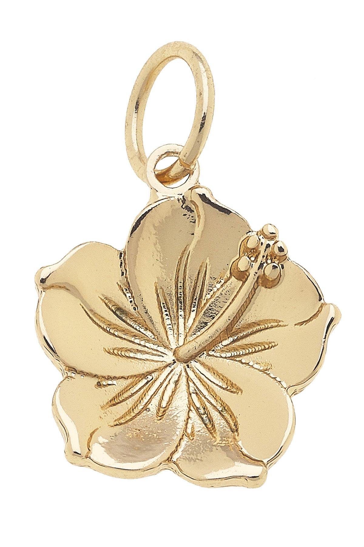 Charmed - Hibiscus Flower Charm – Preppy Pineapple Boutique